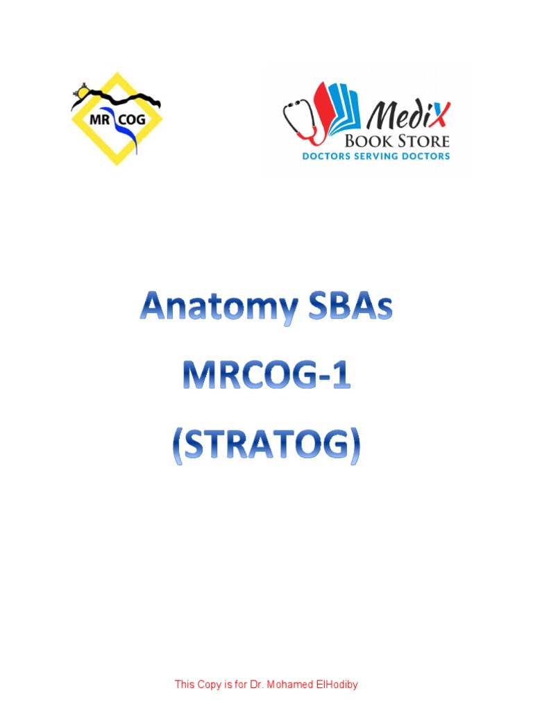 STRATOG 2015 SBA Anatomy Questions | PDF | Urinary Bladder | Pelvis