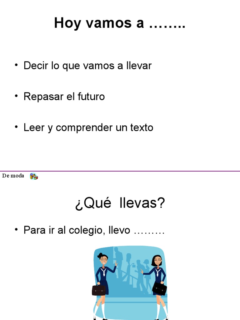 Que Vamos A Llevar ROPA | PDF | Ropa