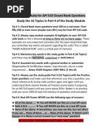 API 571 Exam Prep Guide | PDF | Corrosion | Fracture