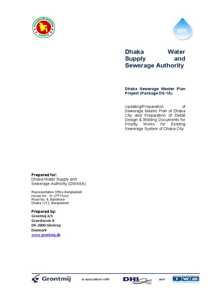 Sewerage Master Plan | PDF | Sewage Treatment | Sanitary Sewer