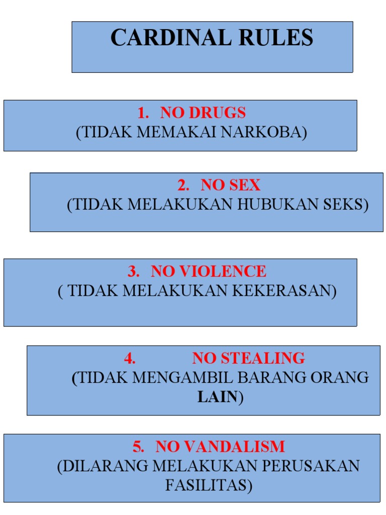 Cardinal Rules | PDF | Ilmu Sosial
