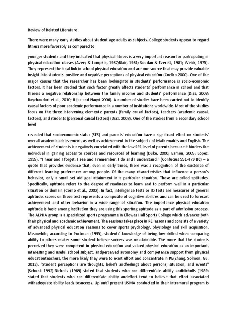 Review of Related Literature Local | PDF | Emotional Intelligence ...