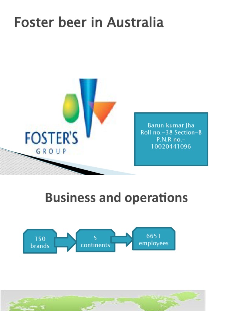 Foster Beer: Origin and Brewing in Australia | PDF