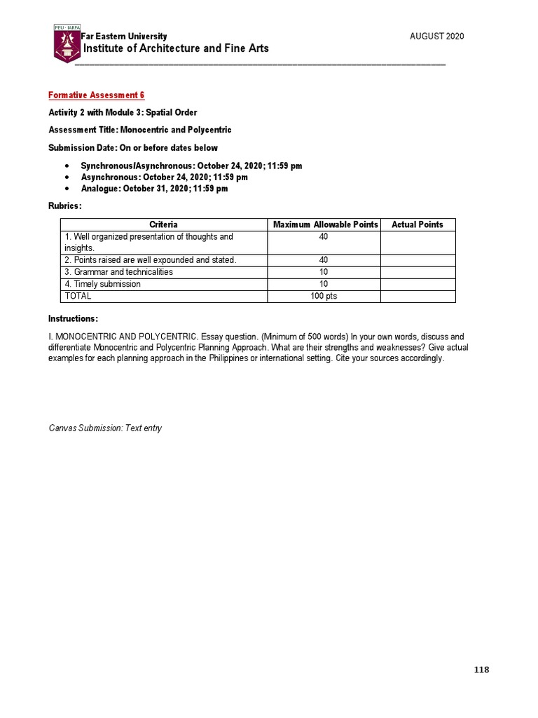 Monocentric vs Polycentric Planning Essay | PDF