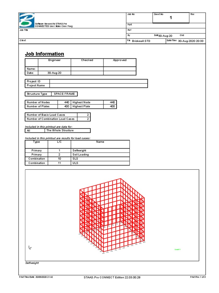 Brickwall Stability Design Calculation | PDF | Software | Computing