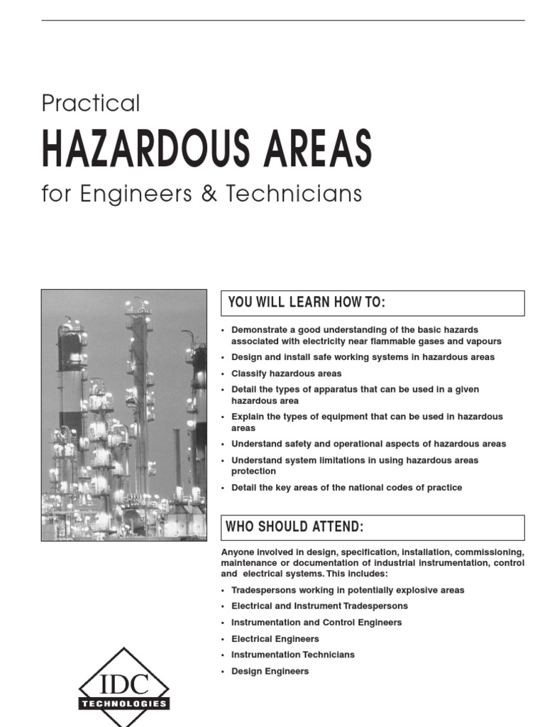 Hazardous Areas | PDF | Safety | Engineering
