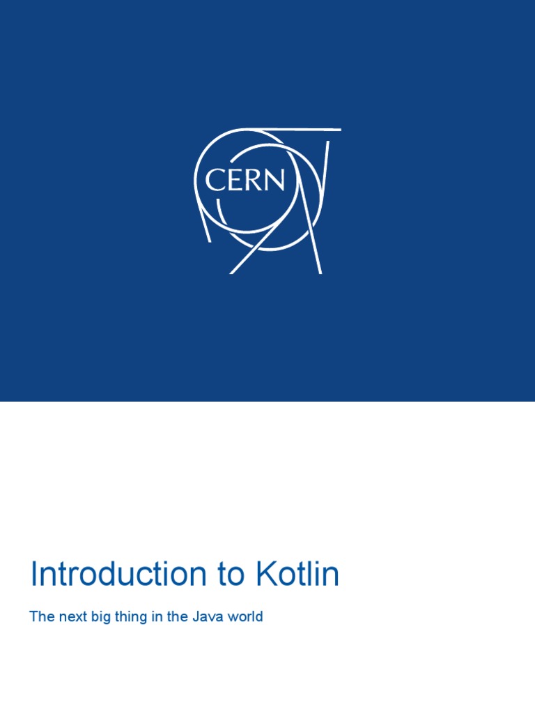 Introduction To Kotlin | PDF | Models Of Computation | Java (Programming Language)