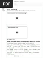 Verb Tense Chart Based On Azar: Understanding & Using English Grammar ...