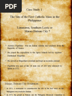 Evidences of The First Mass in The Philippines in Masao, Butuan | PDF ...