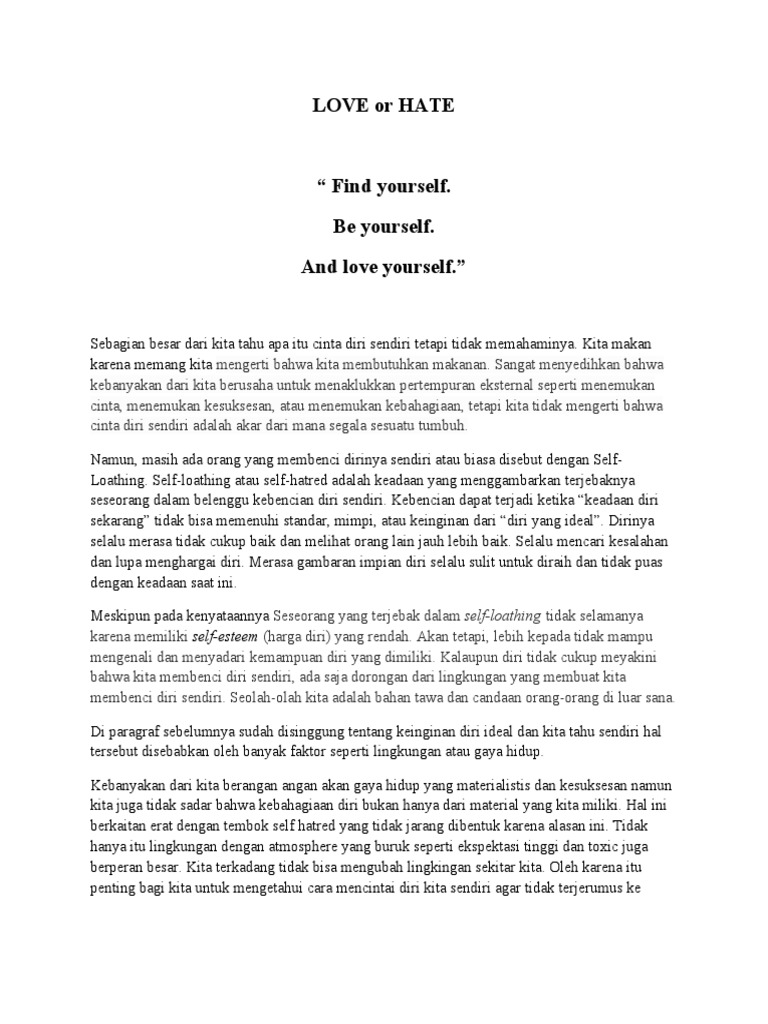LOVE or HATE | PDF