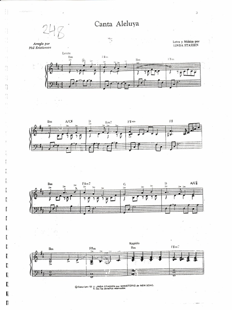 Canto Canta Aleluya | PDF