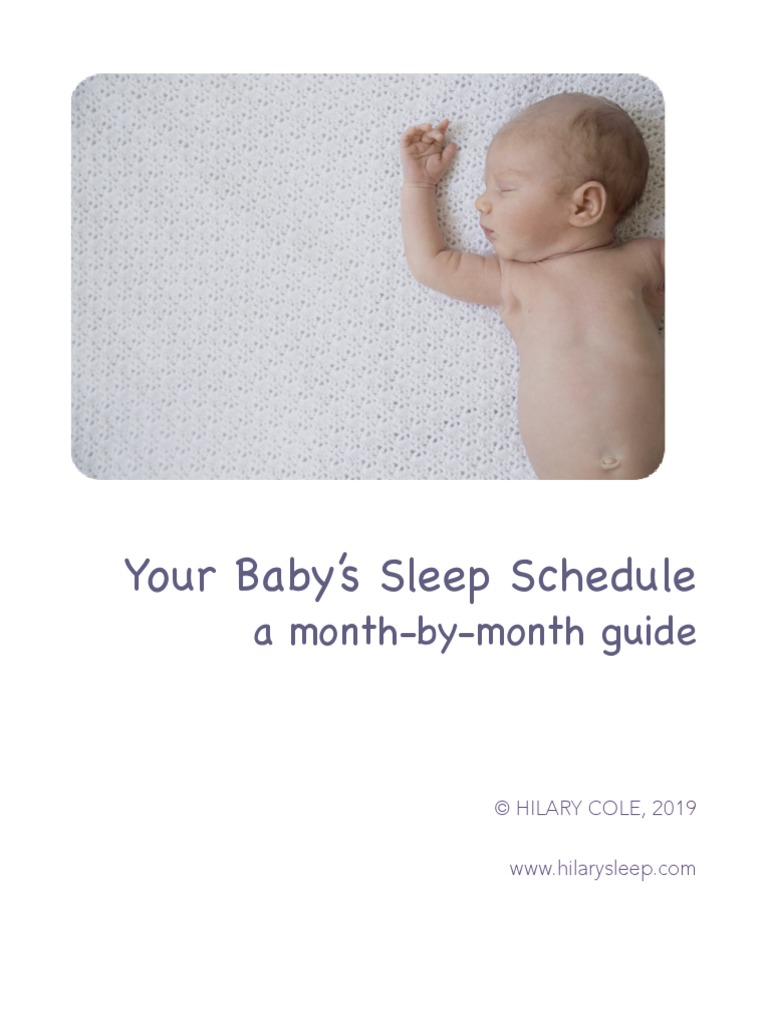 Baby Sleep Schedules PDF | PDF | Sleep | Determinants Of Health