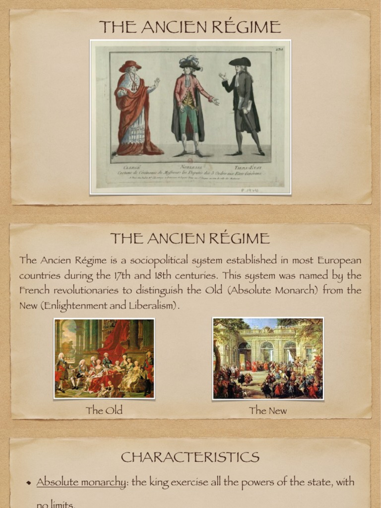 The Ancien Régime | PDF | Absolute Monarchy | Government