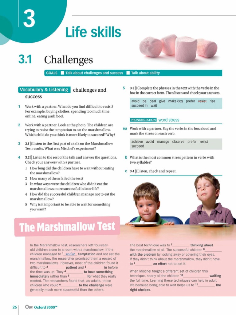 The Marshmallow Test | PDF | Linguistics | Behavior Modification