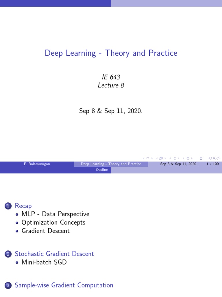 IE643 Lecture8 2020sep11 2020sep8 | PDF | Mathematical Optimization | Mathematical Logic