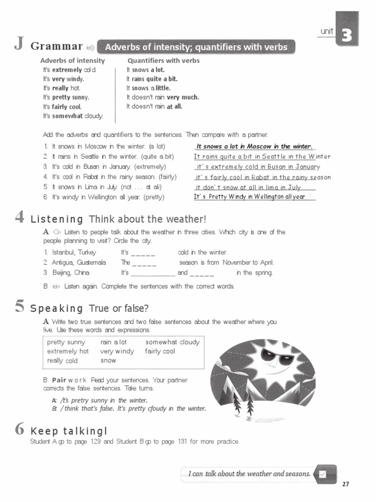 Adverbs of Intensity | PDF