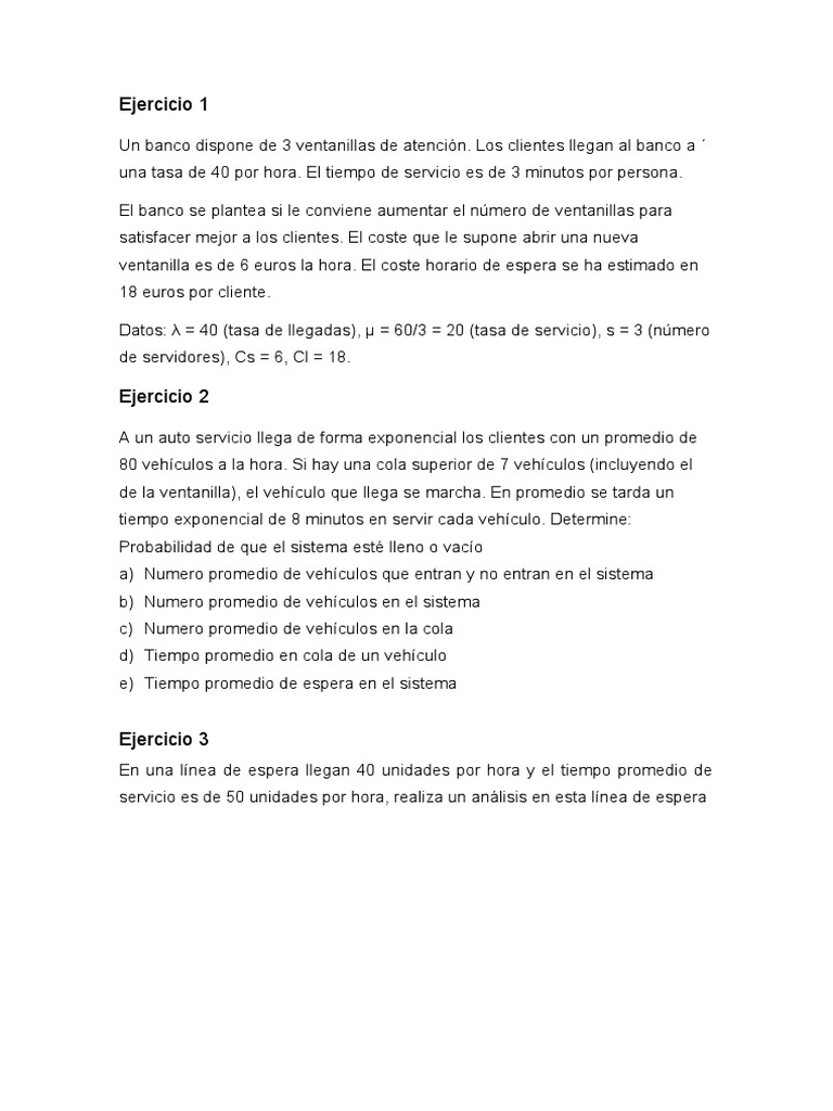 Ejercicios Io 2 | PDF | Business | Science