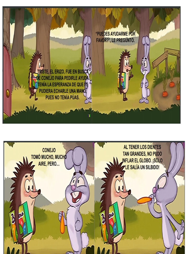 Cuento El Erizo y El Globo | PDF