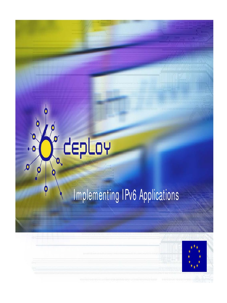 Implementing Ipv6 Applications | PDF | I Pv6 | Ip Address