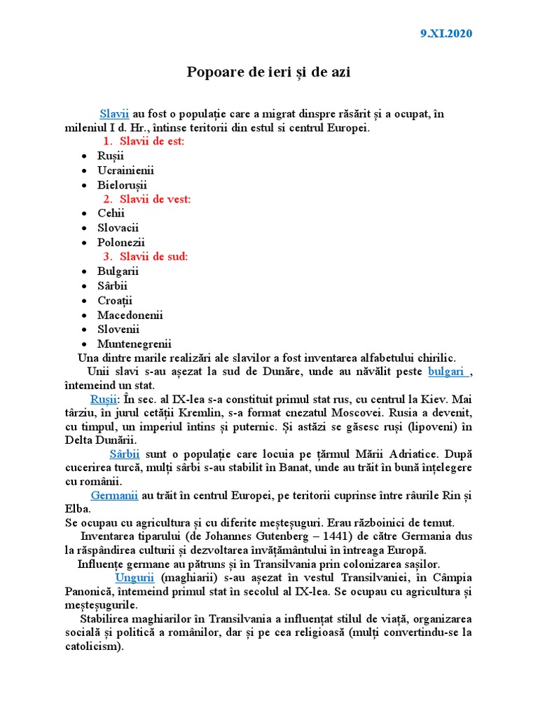 Schema Lectiei 2 | PDF
