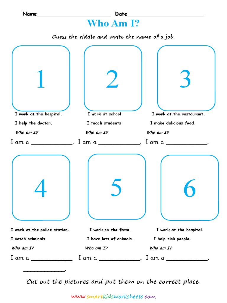 Who Am I Riddles Level 3 | PDF