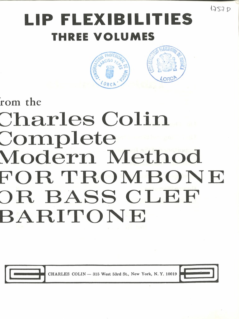 Colin, C. Lip Flexibilities PDF | PDF