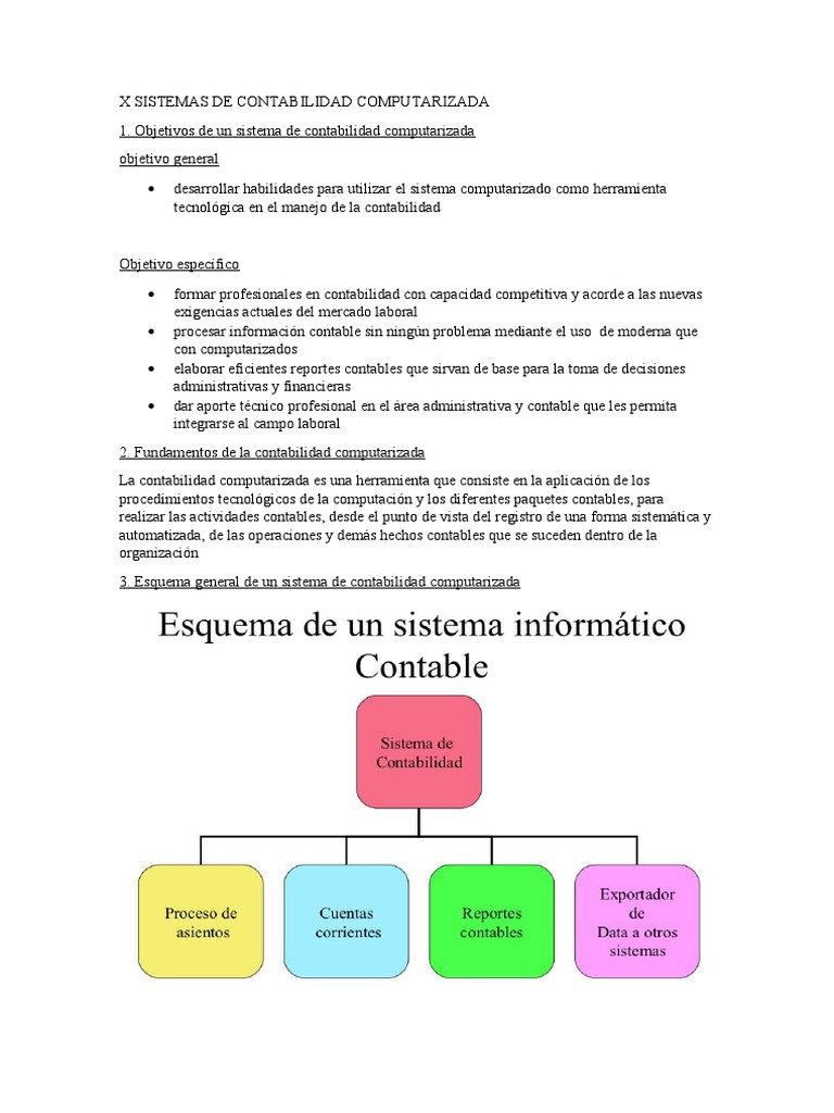 X Sistemas de Contabilidad Computarizada | PDF | Contabilidad | Business