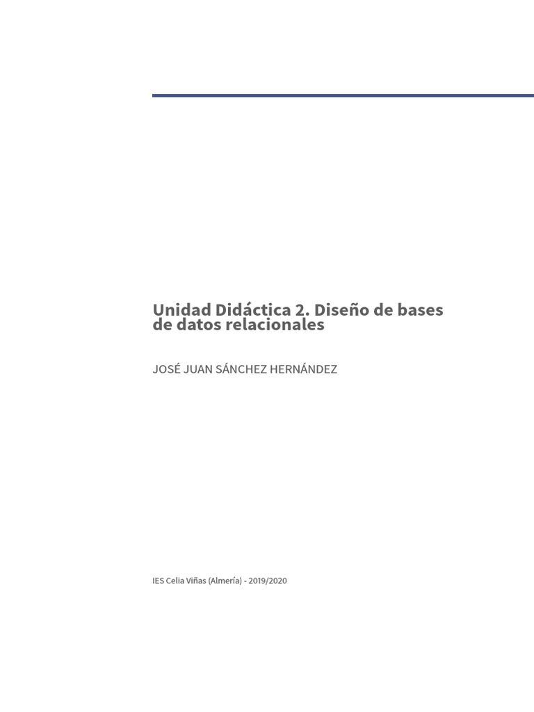 Ejercicios Modelo Entidad-Relación | PDF | Base de datos relacional ...