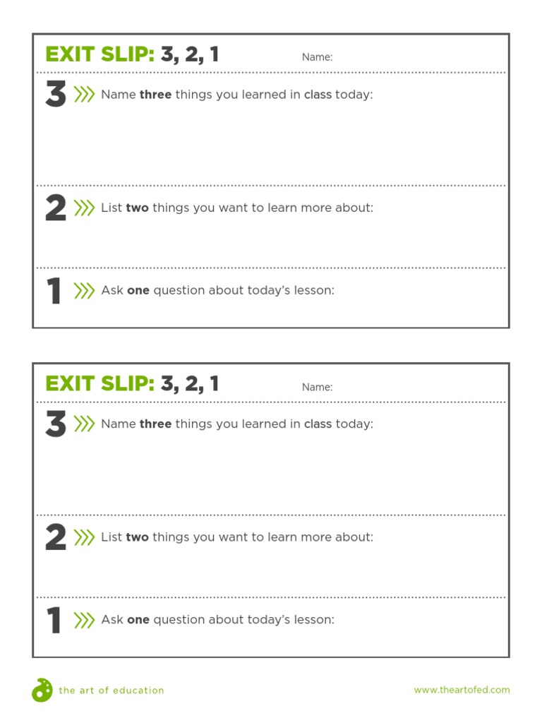 ExitTicket 321 PDF | PDF