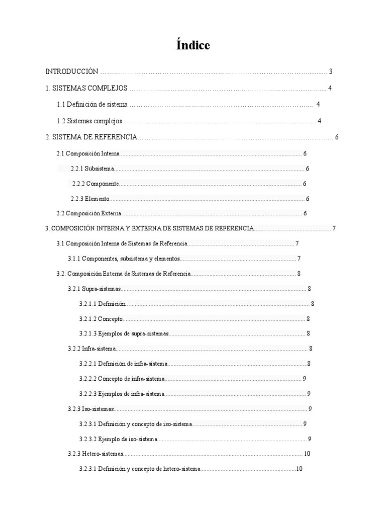 Organizacion de Los Sistemas Complejos | PDF | Sistema | Teoría de sistemas
