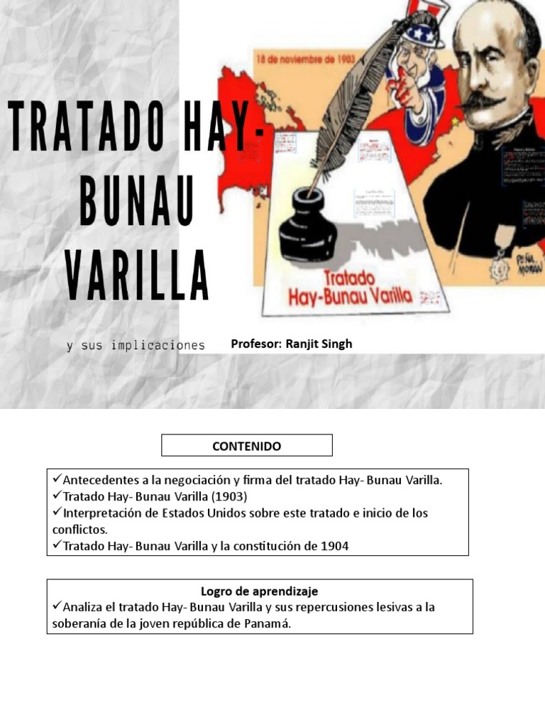 Tratado Hay-Bunau Varilla | PDF | Panamá | canal de Panama