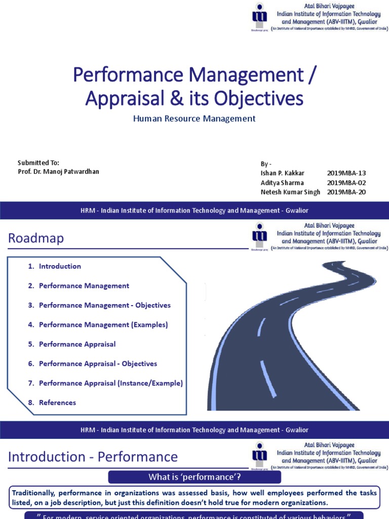 Performance Management & Its Objectives | PDF | Performance Appraisal ...
