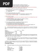 CVP Multiple Choice Questions With Answer | PDF | Market (Economics ...