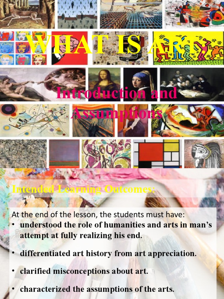 GE 5 - Art Appreciation Lesson 1. What Is Art Introduction and ...