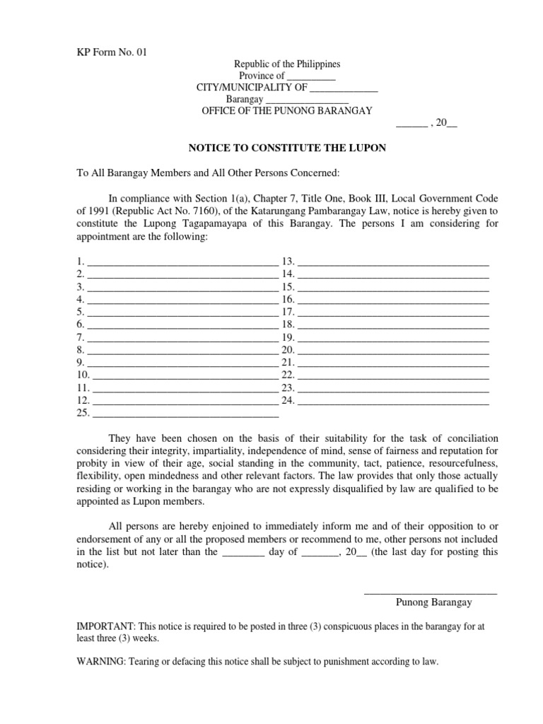 KP Forms | PDF | Oath Of Office | Government
