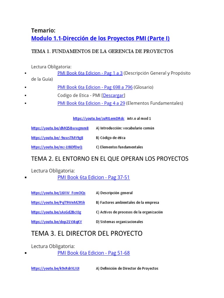 Para Proyectos Pmi | PDF | Gestión de proyectos | Liderazgo