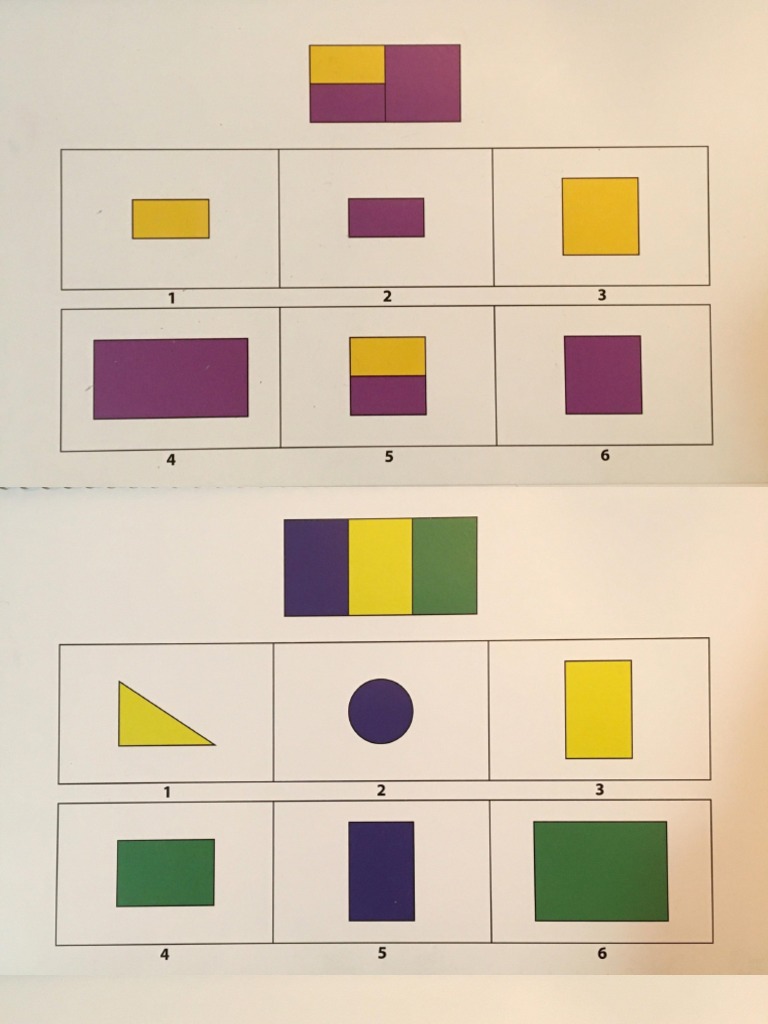 Puzles Visuales - WISC-V | PDF