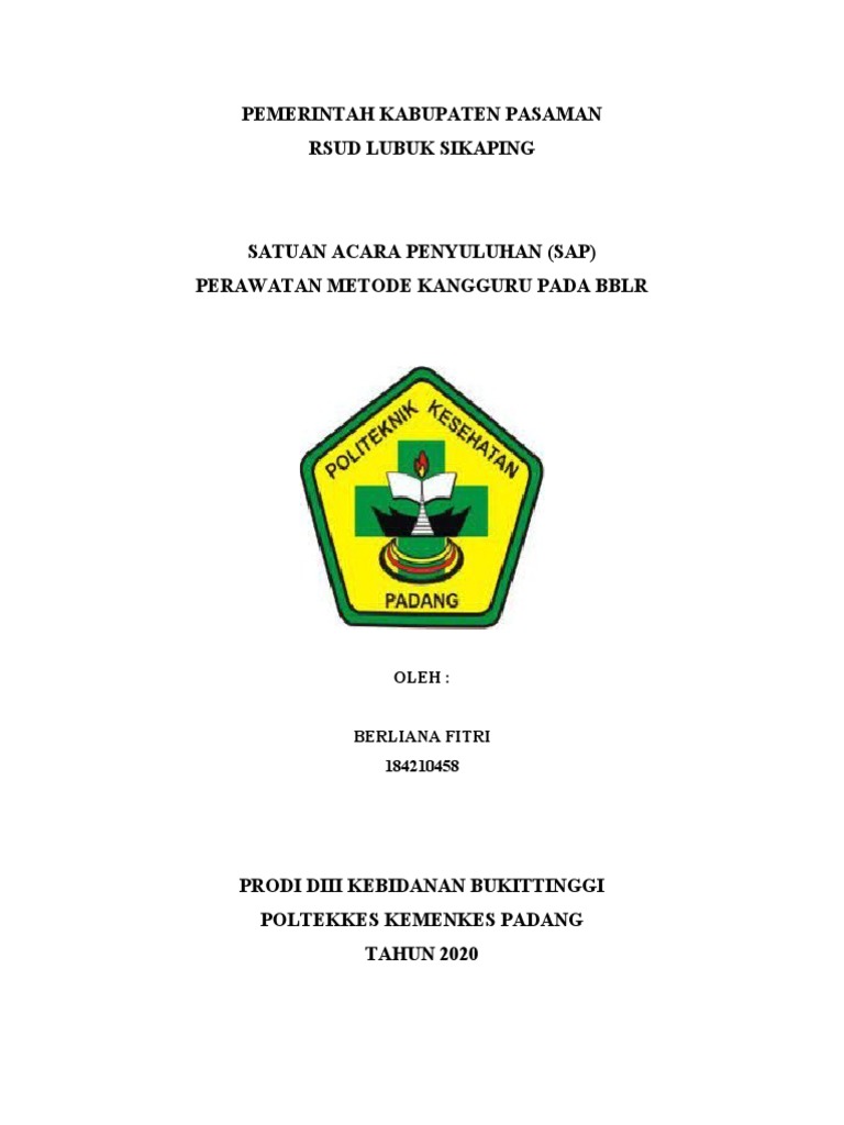 Sap Perawatan Metode Kangguru Pada BBLR | PDF