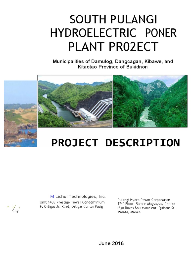 South Pulangi Hydroelectric Project Overview | PDF | Hydroelectricity ...