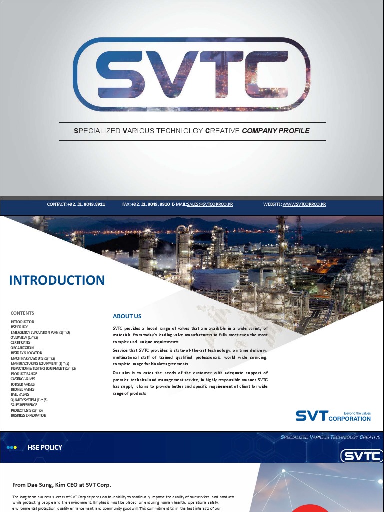 SVT Presentation | PDF | Stainless Steel | Steel