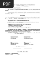 Extrajudicial Settlement Sample | PDF | Inheritance | Deed