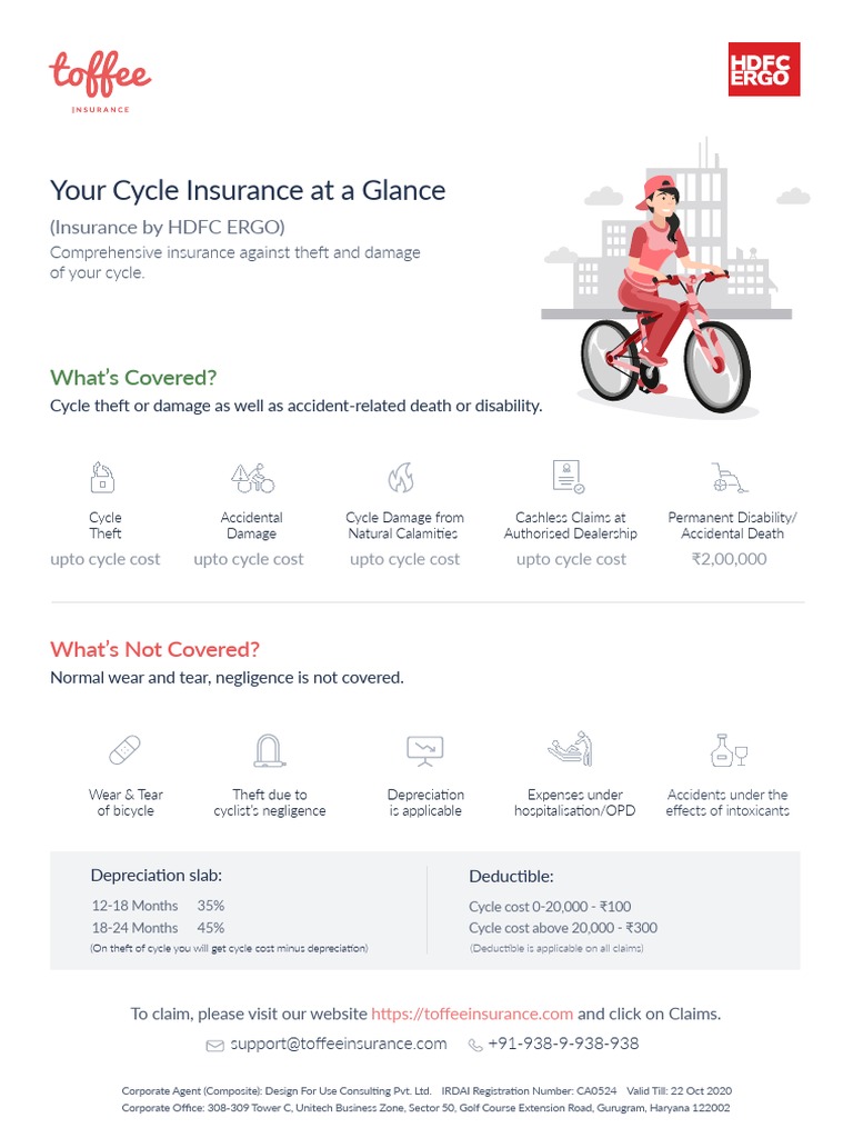 Cycle Insurance Coverage Details | PDF