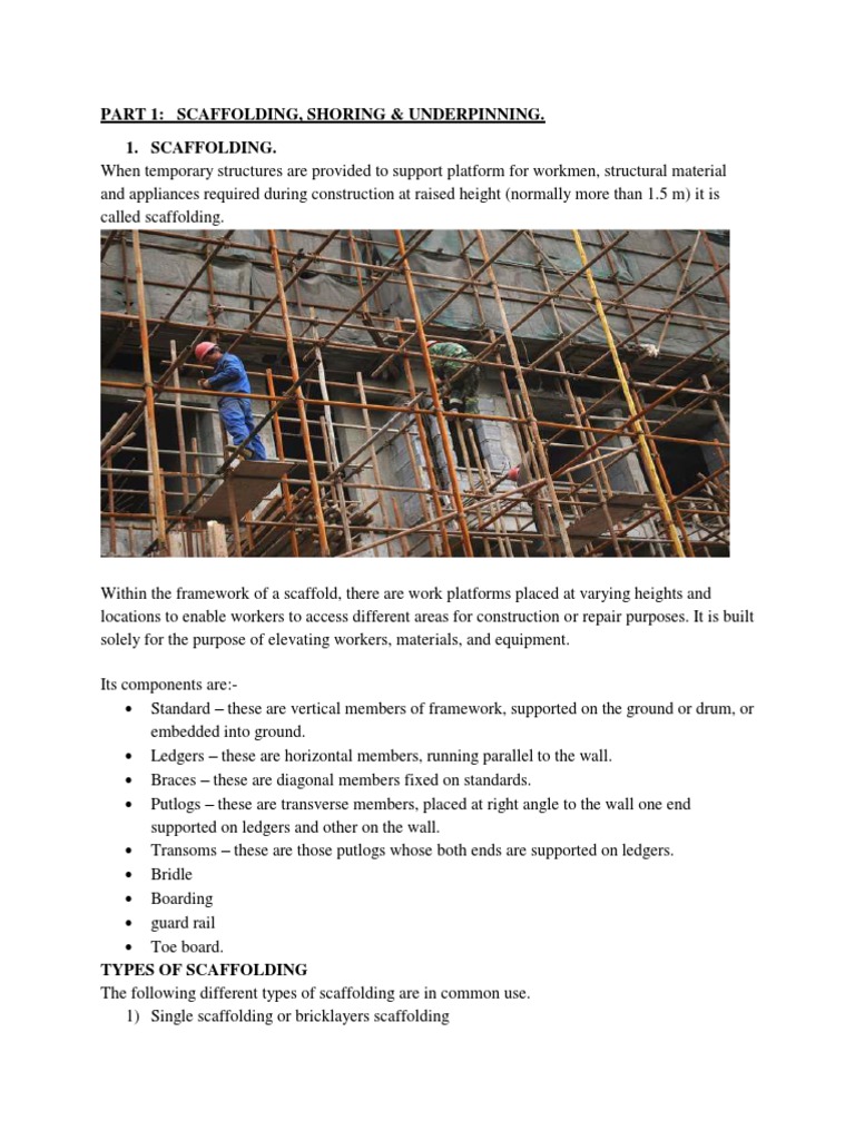 Foundation Part B Pdf Pdf Scaffolding Deep Foundation