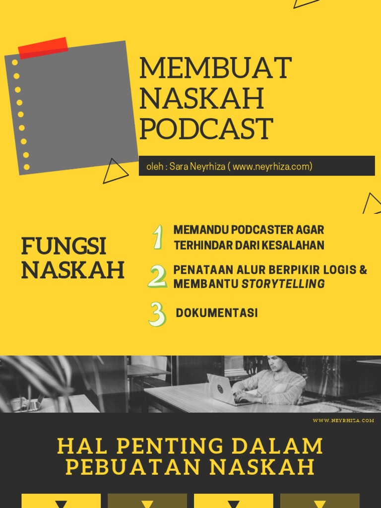 Membuat Naskah Podcast - Sara Neyrhiza - 4 Mei 2020 | PDF
