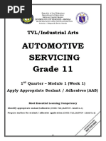Automotive Servicing NC I Course Overview | PDF | Automotive Industry ...