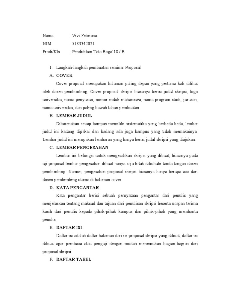 UTS Seminar Proposal | PDF