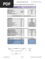 Trapezoidal Open Channel Design Calculations | PDF | Equations ...