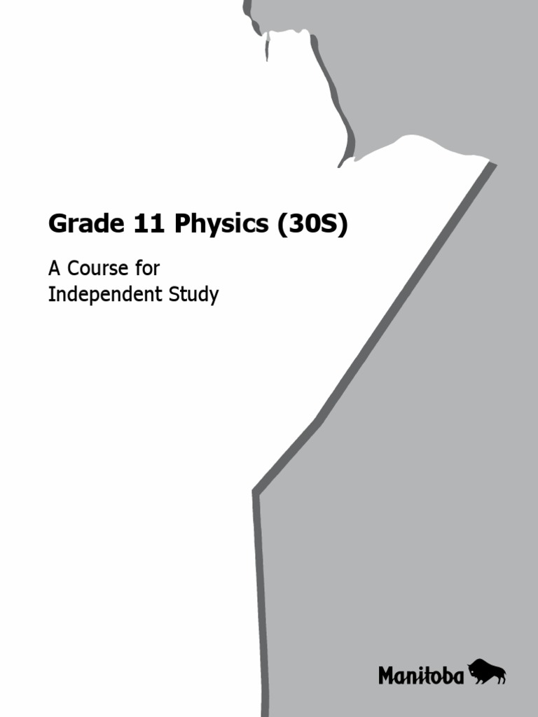 Grade 11 Physics (30S) : A Course For Independent Study | PDF ...