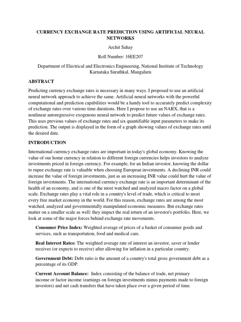 Neural Networks Project Report | PDF