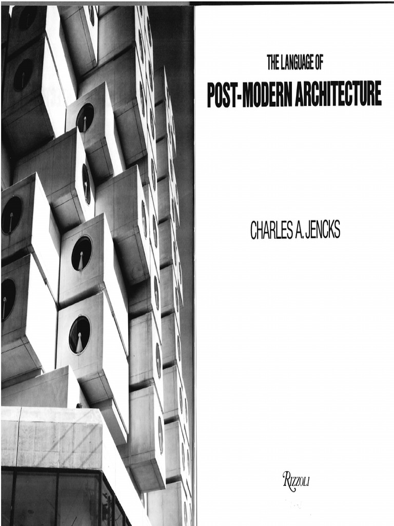 Charles Jencks - The Language of Post-Modern Architecture (1977 ...